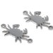 Stainless Steel Crab Connector - Crab Earrings Charms and Pendant ...