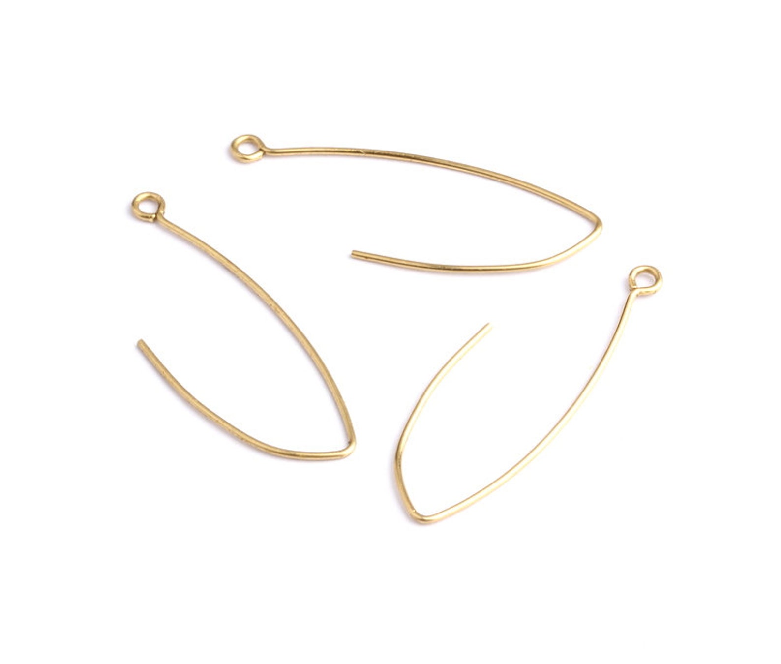 Brass V Shape Pendant Raw Brass V Wire Pendant Jewelry - Etsy