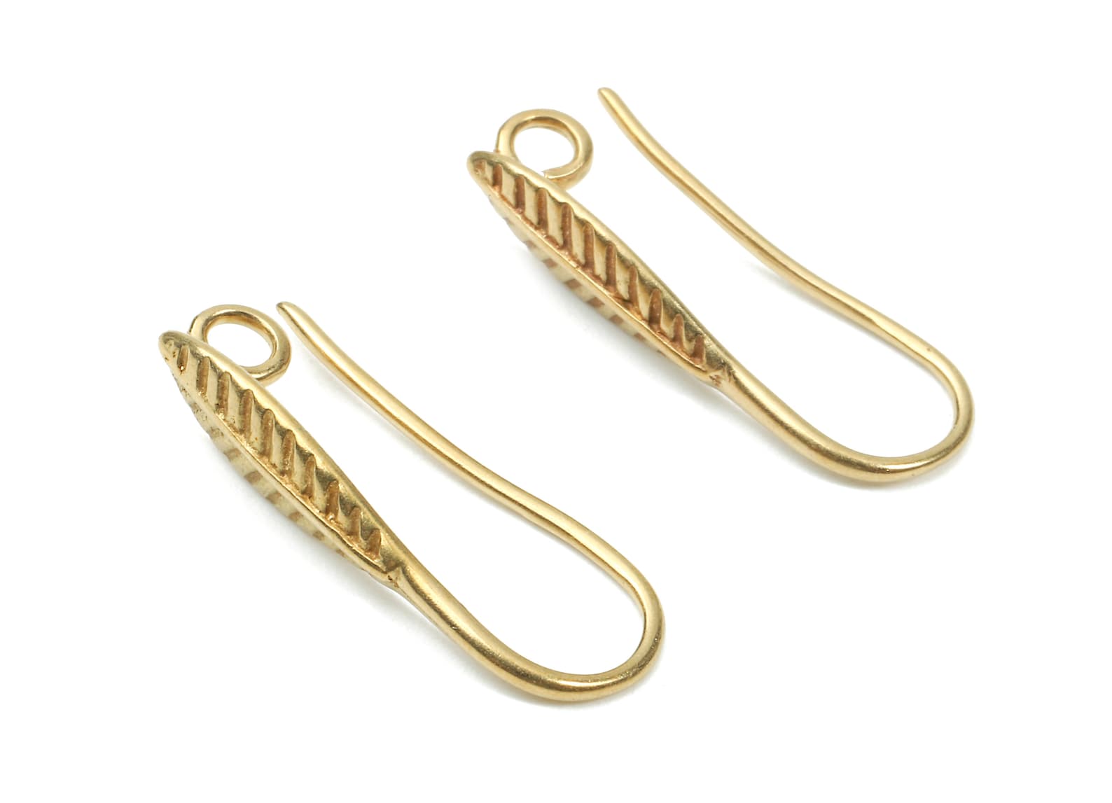 Brass Earring Hooks Raw Brass Earring Wires Brass Ear - Etsy