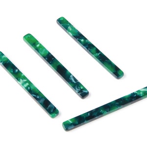 Acetate Strip Earring Charms Acrylic Strip Pendant Earring Findings ...