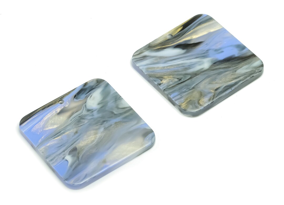 Acrylic Square Earring Charms - Acrylic Square Pendant - Jewelry Making ...