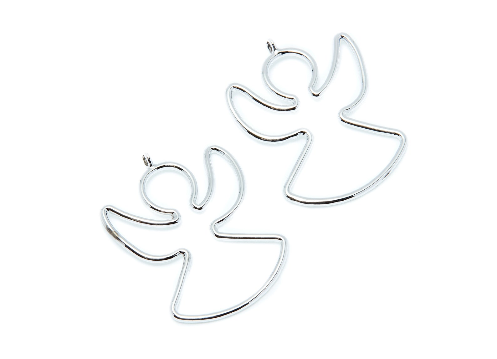 Big Angle Shaped Charms Zinc Alloy Earring Finding Nickel / - Etsy