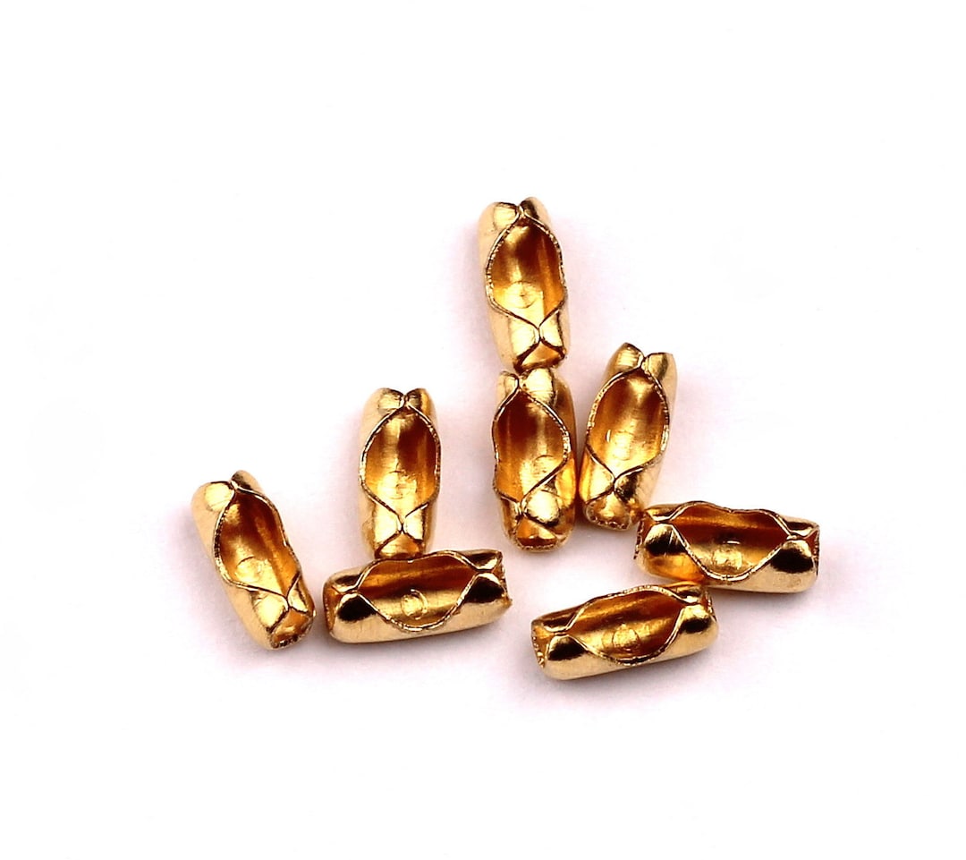 1.5 Ball Chain Connector - 1.5 Brass Chain Connector - 1.5 Raw Brass ...