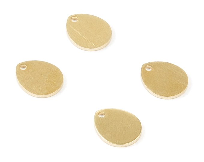 Brass Oval Charms Oval Shaped Raw Brass Pendant Earring - Etsy