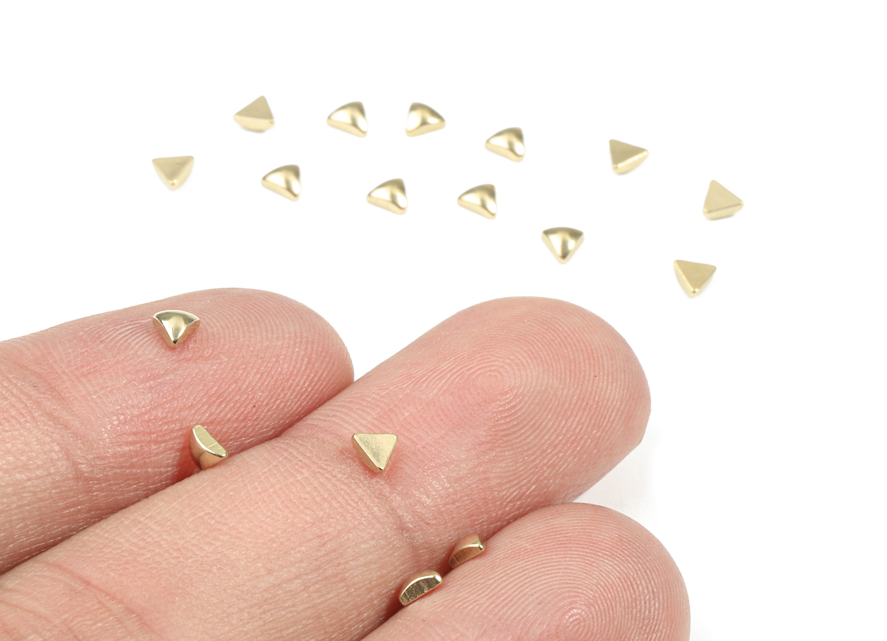 Brass Triangle Blank - Raw Brass Triangle Blank - Brass Triangle Tag ...