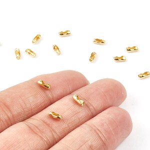 Ball Chain Connector - 1.5 Brass Chain Connector - Raw Brass Connector ...