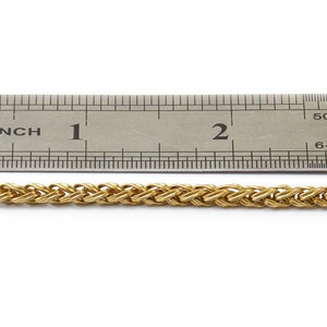 Wheat Chain - Raw Brass Wheat Chain - Open Link - Jewellery Making - 0. ...