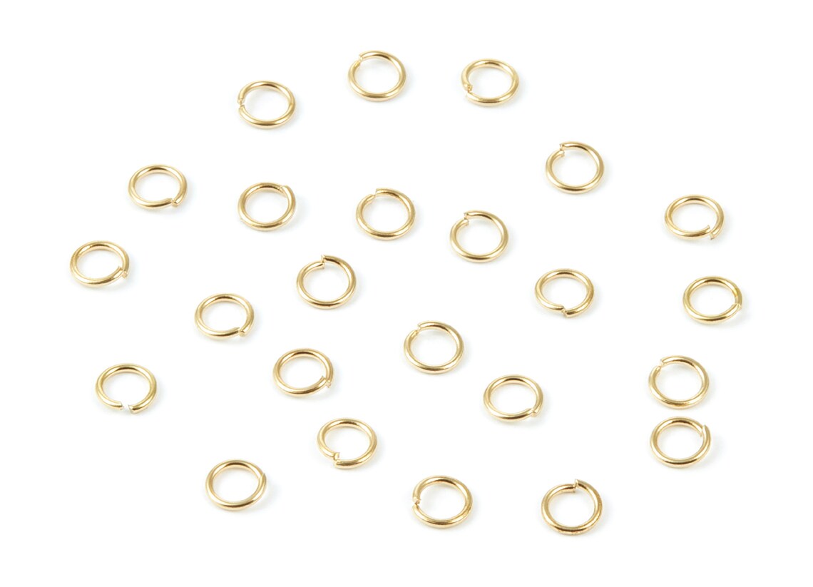 Brass Open Jump Rings 4x06mm Raw Brass Open Jump Rings - Etsy