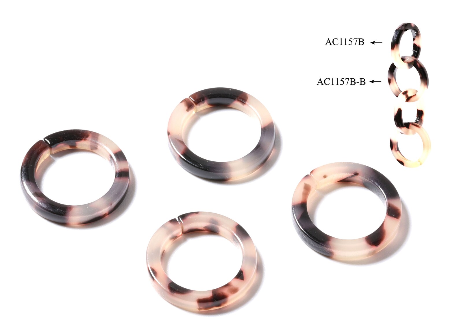 Acetate Acrylic Blonde Tortoise Shell Charms Laser Cut Open - Etsy