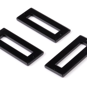 Acetate Rectangle Charms - Rectangle Earrings and Pendant - Jewelry ...