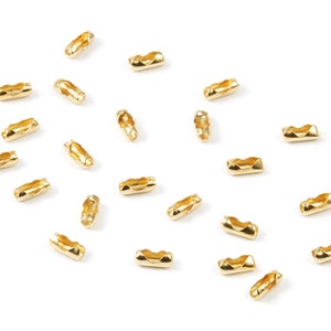 Ball Chain Connector - 1.5 Brass Chain Connector - Raw Brass Connector ...