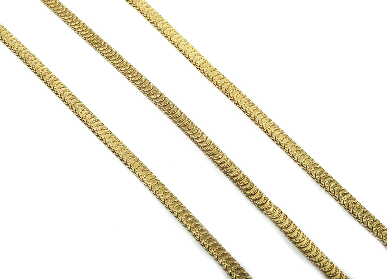 6.0 Brass Scale Chain Raw Brass Lamellar Snake Chain - Etsy
