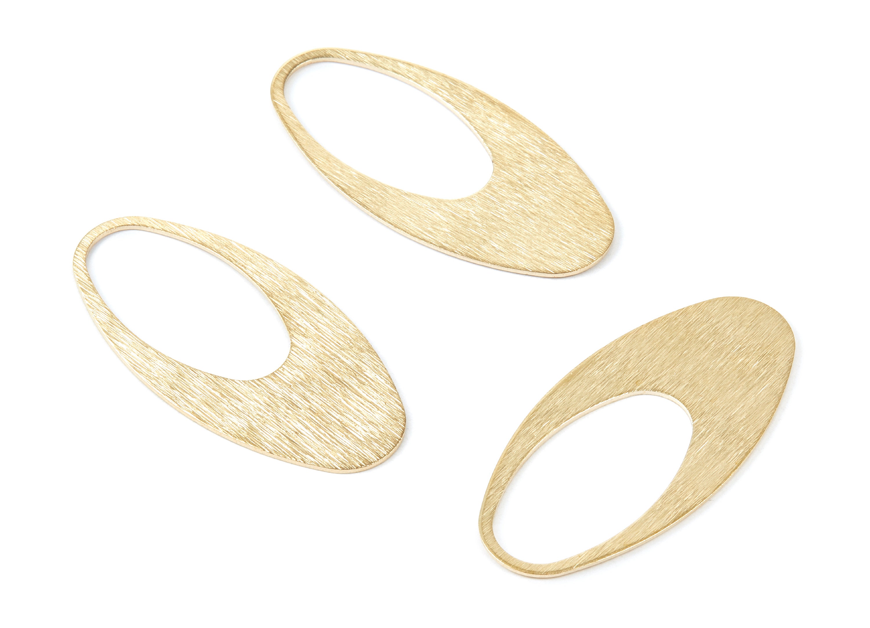 Brass Textured Oval Charms Textured Oval Raw Brass Pendant - Etsy