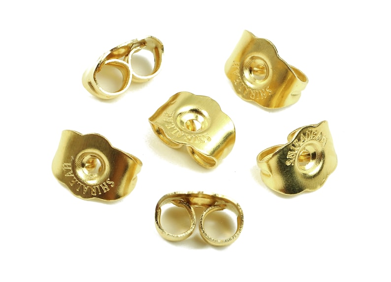 Brass Earring Backs Raw Brass Butterfly Backs Earring Stud - Etsy