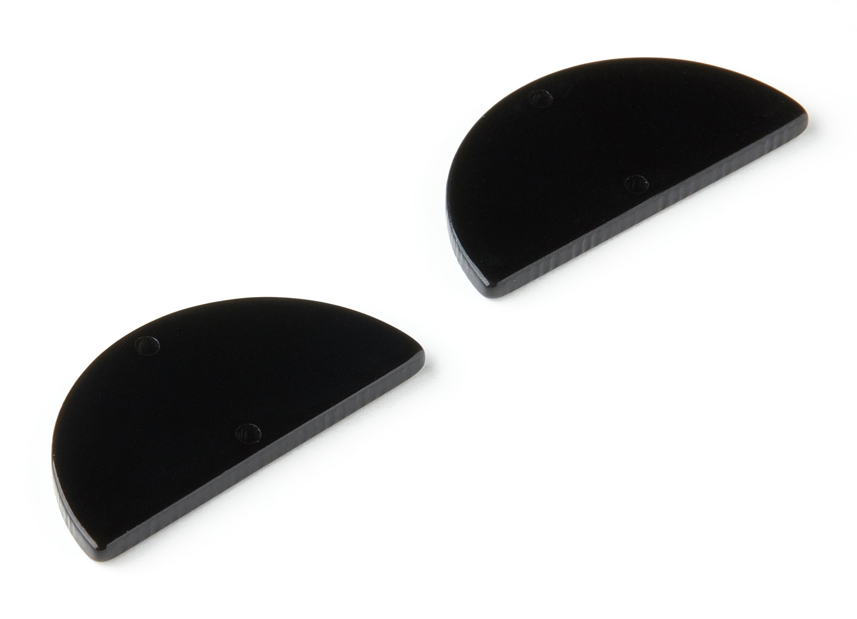 Acrylic Semicircle Connectors Charms 2 Holes Semicircle - Etsy