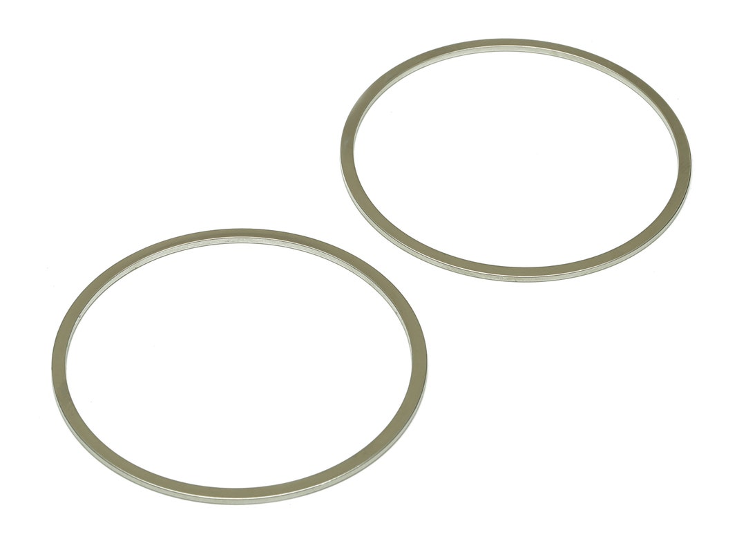 50mm Silver Rings Brass Round Rings Closed Loop Rings Earring Findings ...