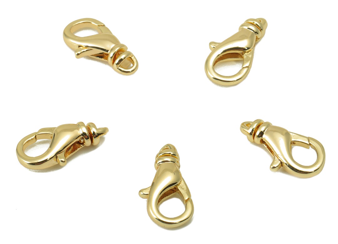 Brass Lobster Claw Clasps - Brass Parrot Clasp -jewelry Supplies -for ...