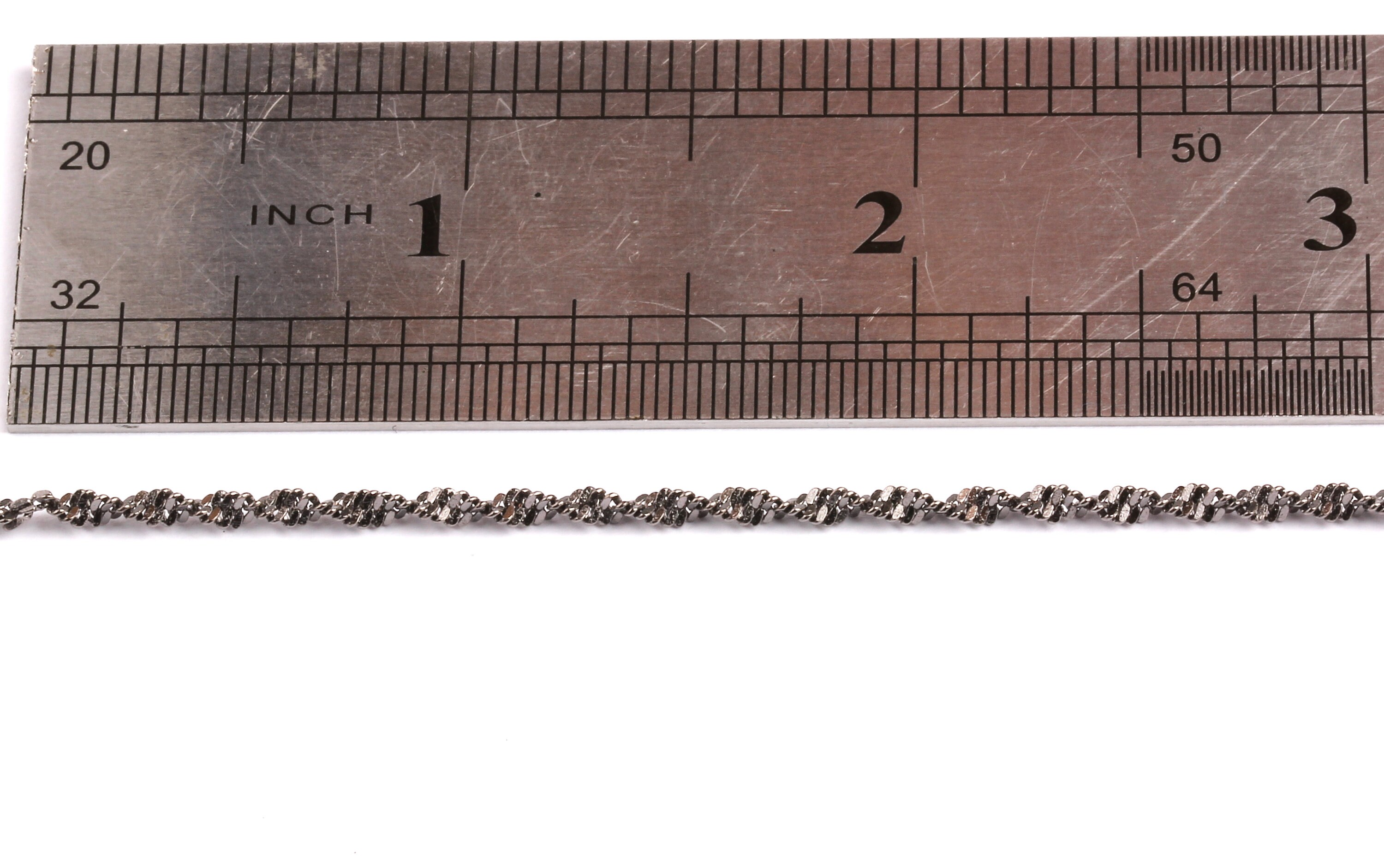 Water Wave Chain Brass Chain Gunmetal Tone Plated - Etsy