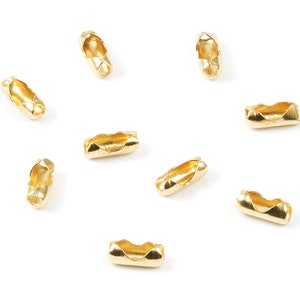 Ball Chain Connector - 1.5 Brass Chain Connector - Raw Brass Connector ...