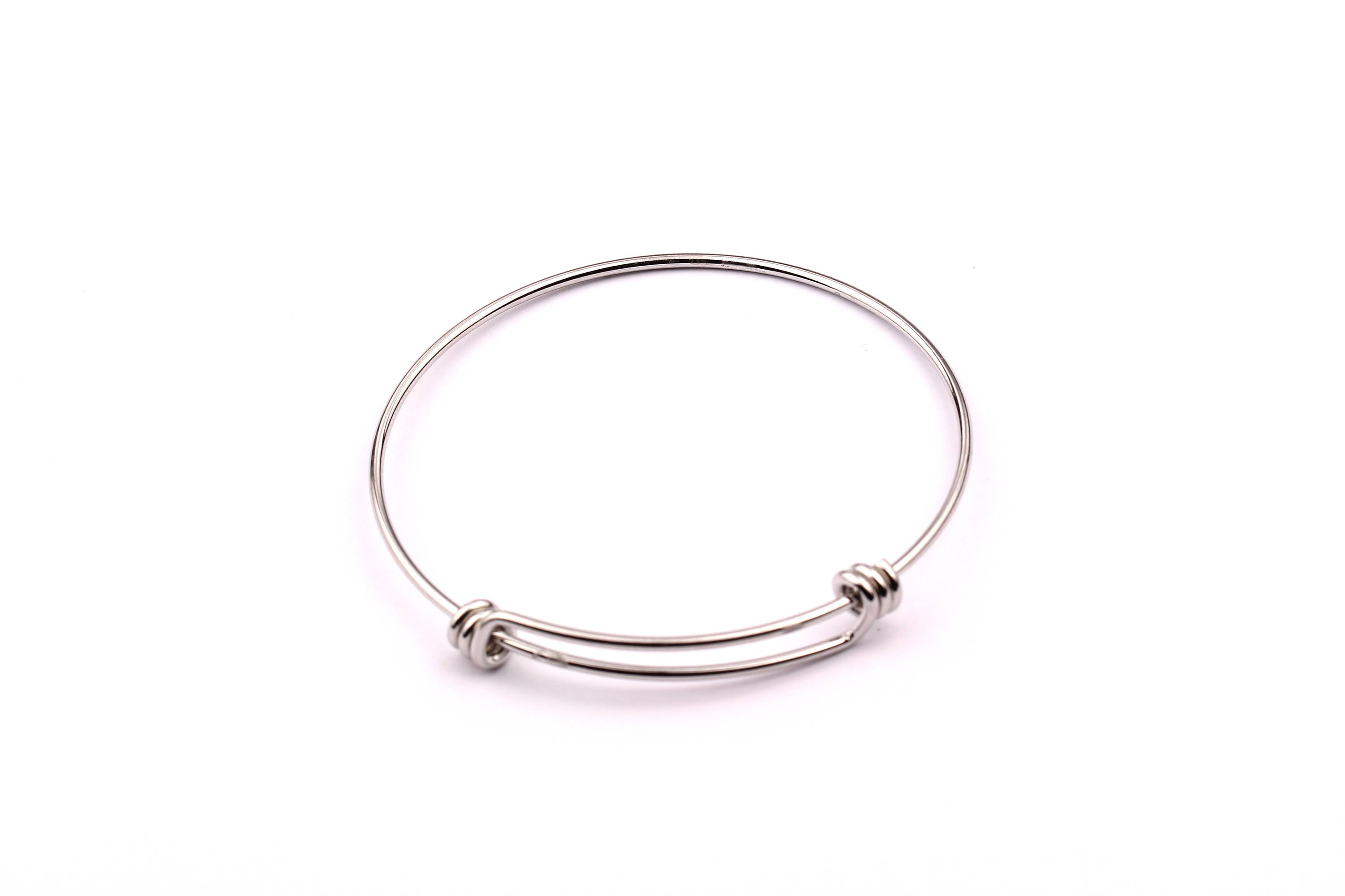 Adjustable Bangle Bracelet Stainless Steel Bracelet Two | Etsy