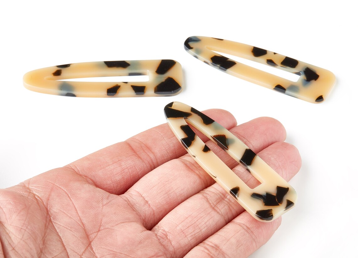 Acetate Acrylic Hair Barrette Tortoise Shell Hair Clip | Etsy