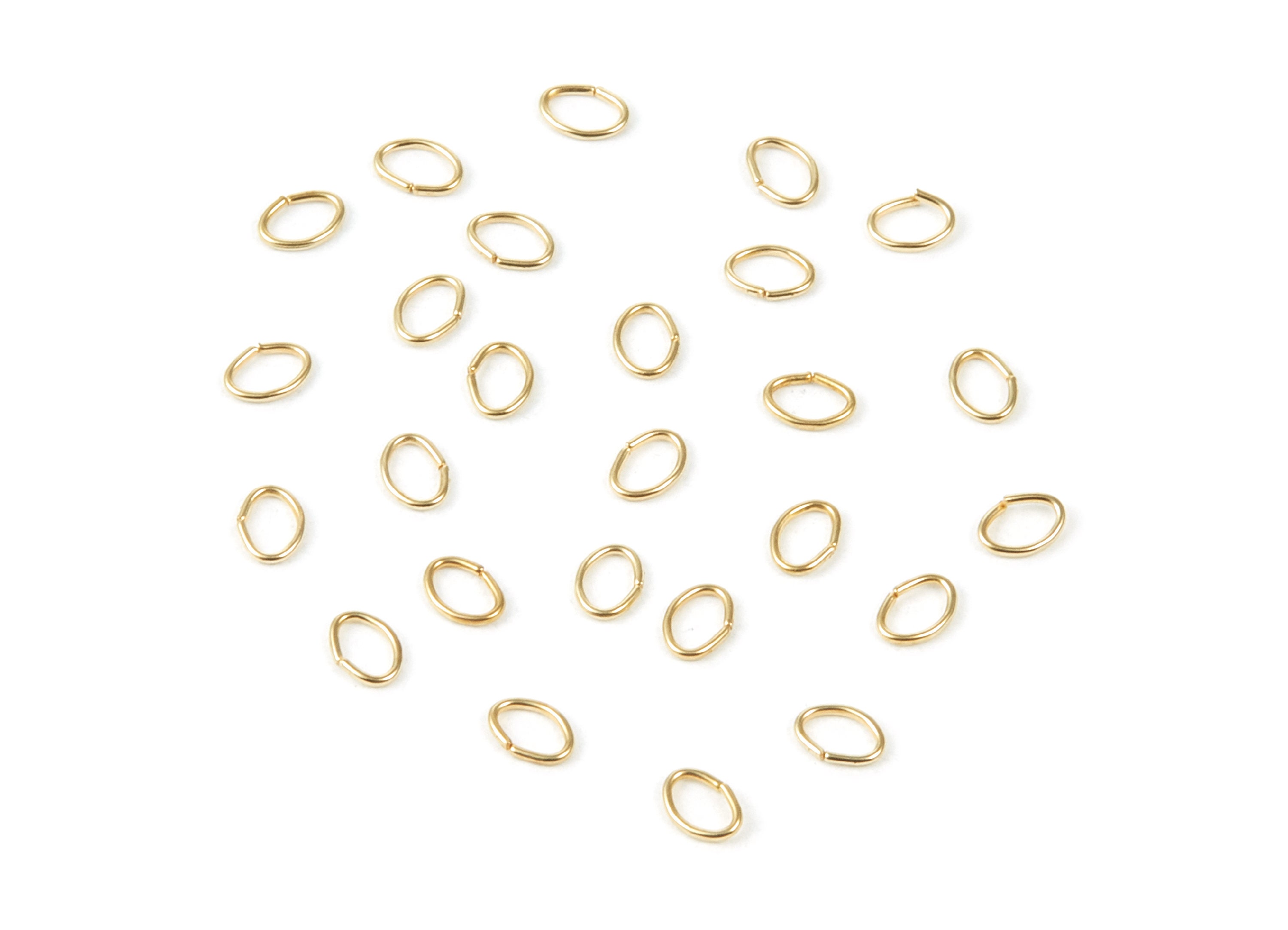 Brass Open Jump Rings 4x3x0.5mm Raw Brass Open Jump Rings - Etsy