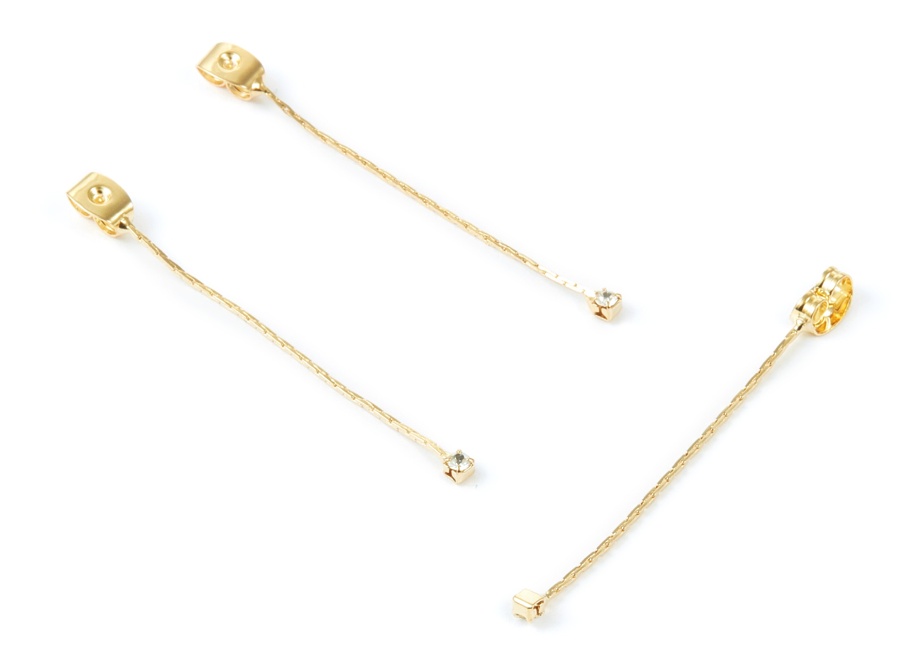 18K Real Gold Plated Earing Back Stopper - Brass Earring Back Stopper ...