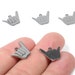 Stainless Steel Hand Sign Charms - Hang Loose Charms - Hand Sign ...