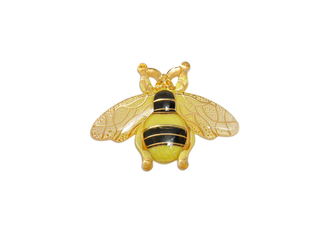 Resin Bee Pendant - Colorful Insect Charm for Necklace - Nature Flying ...