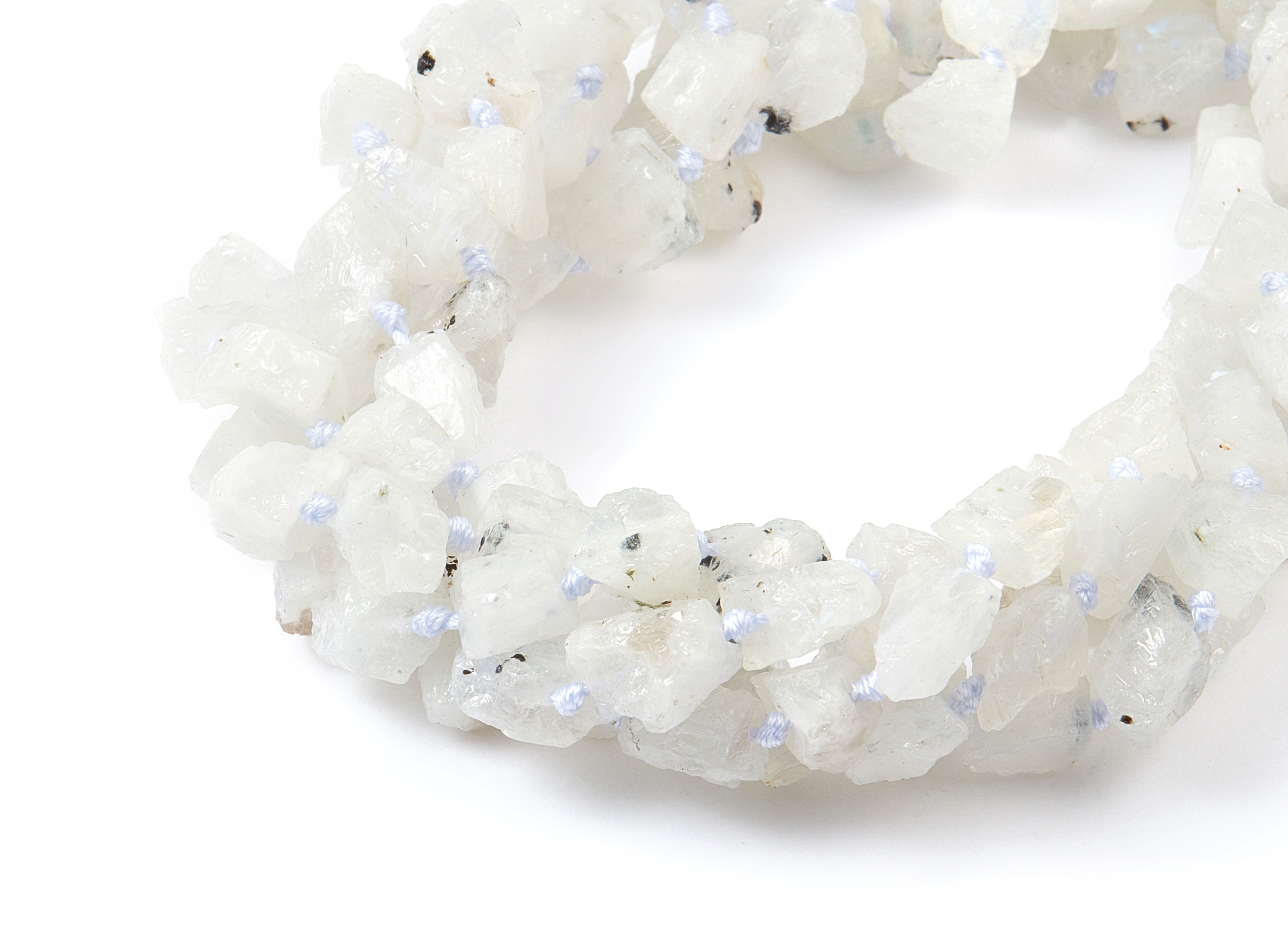 White Gemstone Beads Moon Stone Beads 16.45/ 38PCS / - Etsy