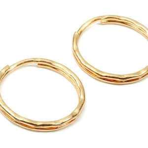 KC Gold Tone Metal Key Rings - Split Rings - Circle Key Rings ...