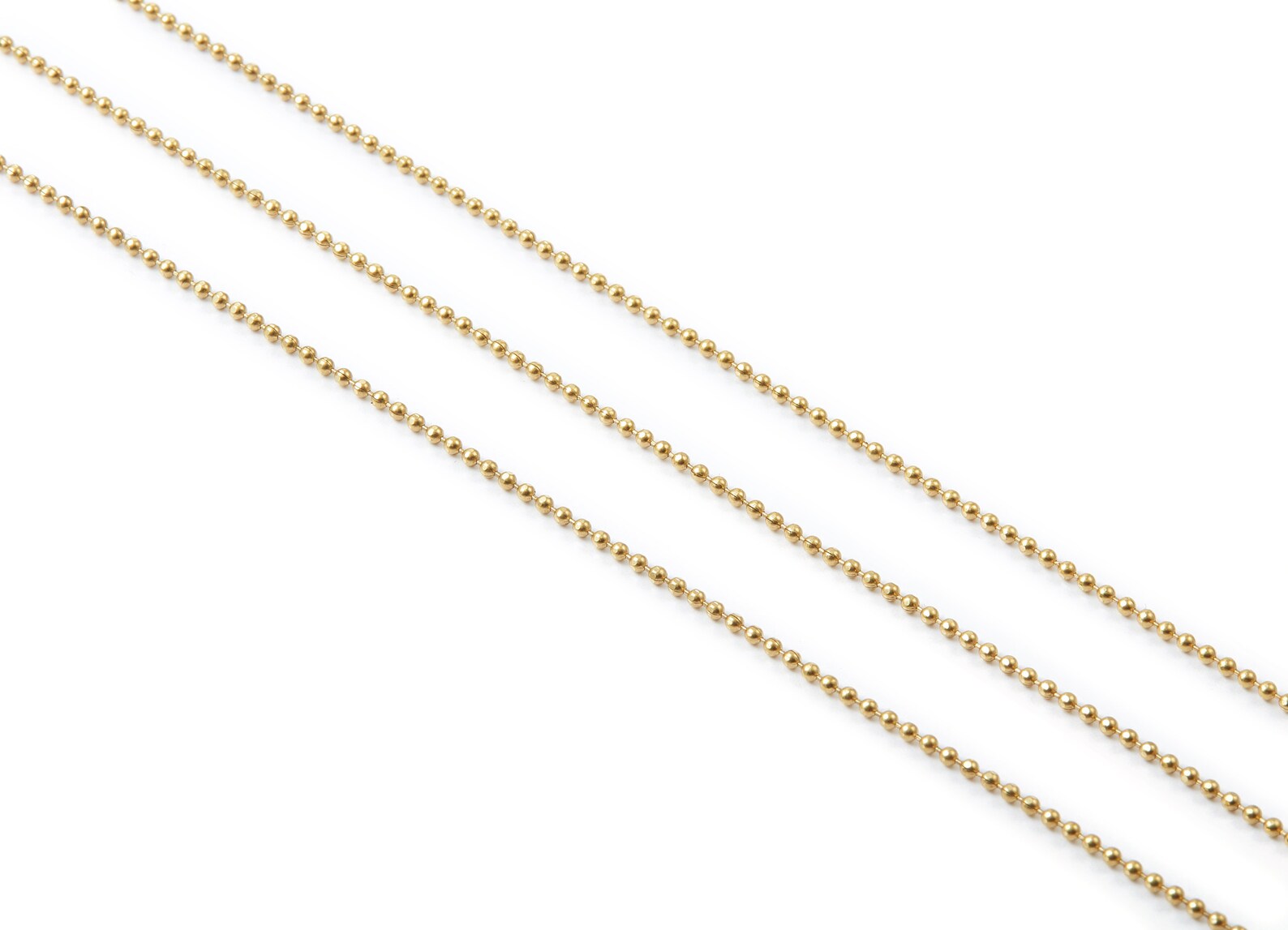 Tiny Ball Chain -raw Brass Chain - Raw Brass - 0.06" X 0.06" - for ...