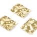 Brass Wavy Rectangle Charms - Wavy Rectangle Raw Brass Pendants ...