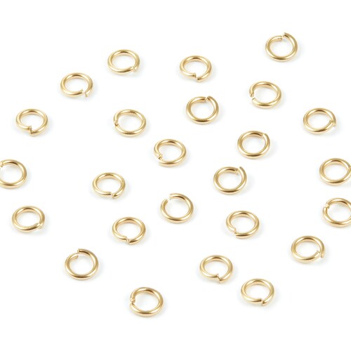 Brass Open Jump Rings 4x07mm Raw Brass Open Jump Rings - Etsy
