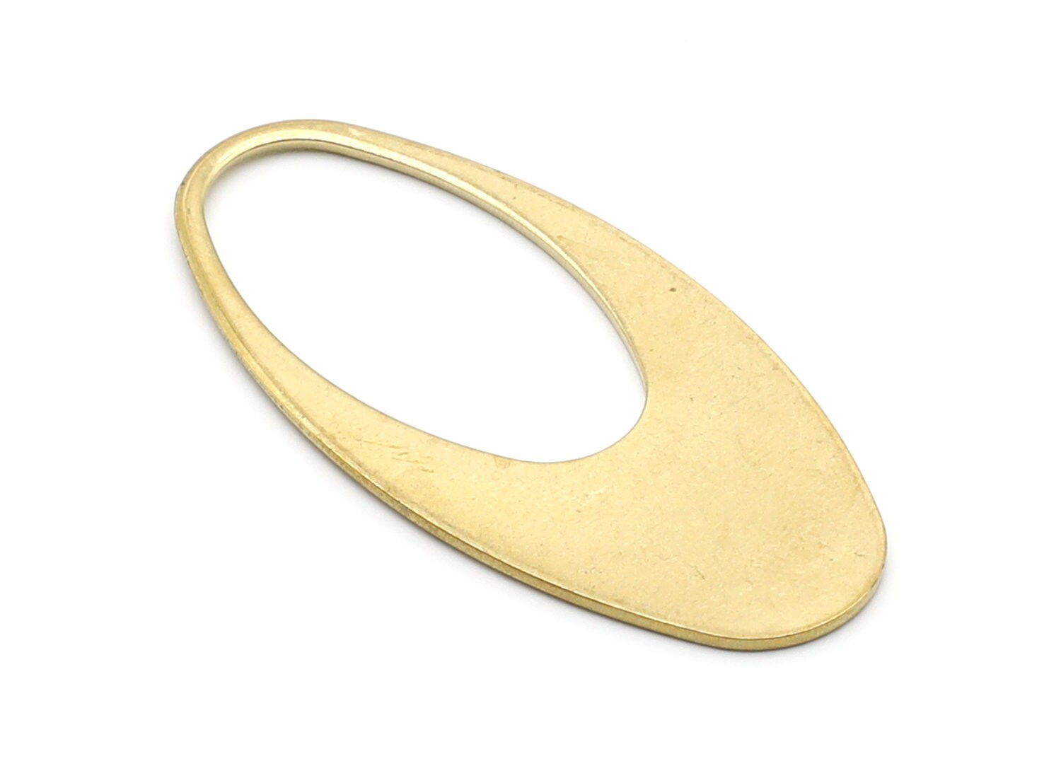 Brass Oval Charms Oval Shaped Raw Brass Charms Geometric - Etsy