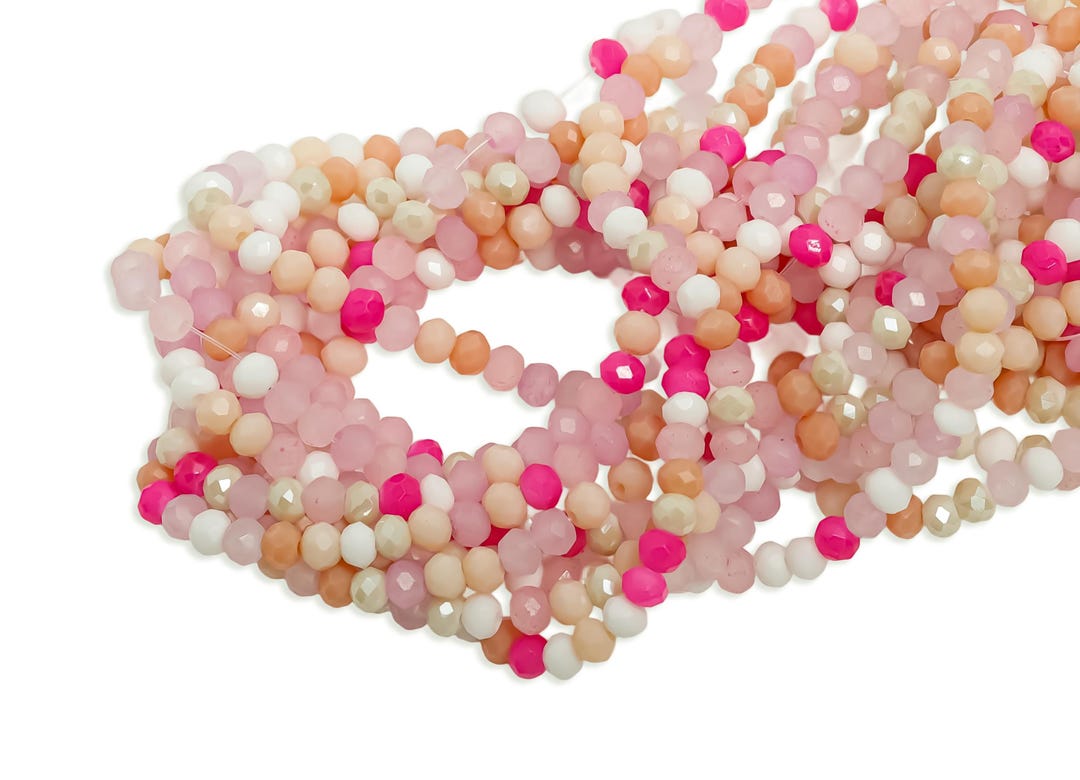 Multicolor Natural Stone Beads - 15.5inch/strand - Bead for DIY Crafts ...