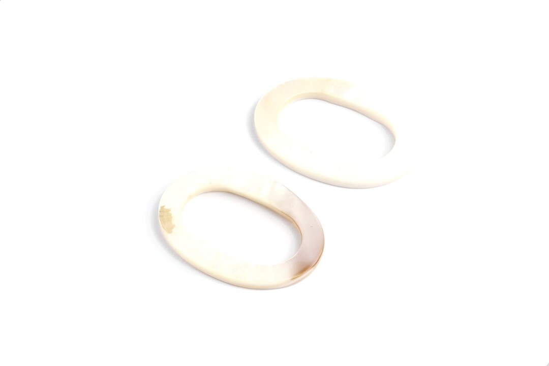 Mussel Shell Paillettes - Seashell Supply - Shell Earrings-ellipse ...