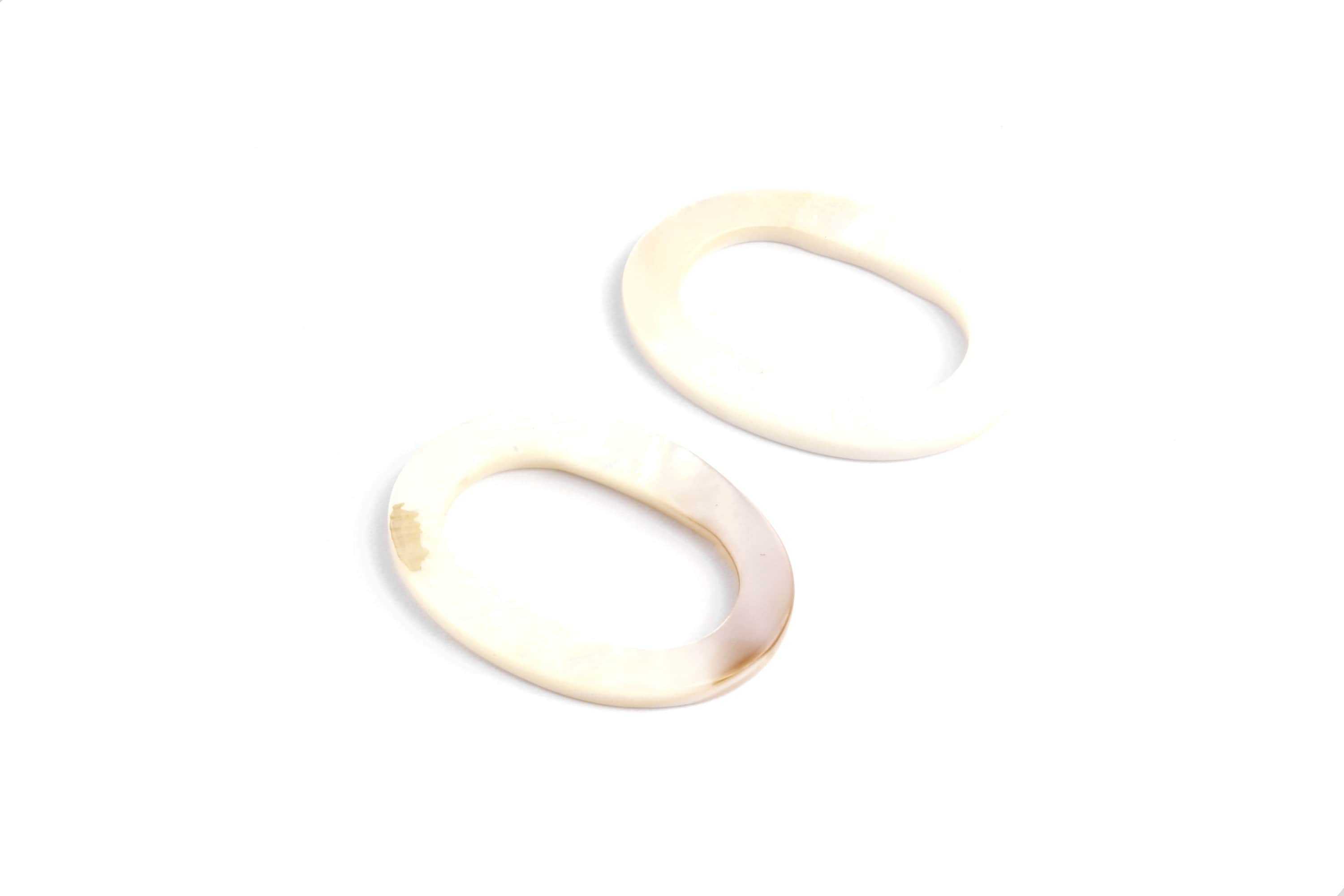 Mussel Shell Paillettes - Seashell Supply - Shell Earrings-ellipse ...