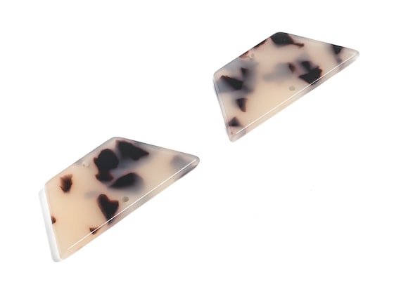 Acetate Trapezoid Connectors 2 Holes Trapezoid Blond - Etsy