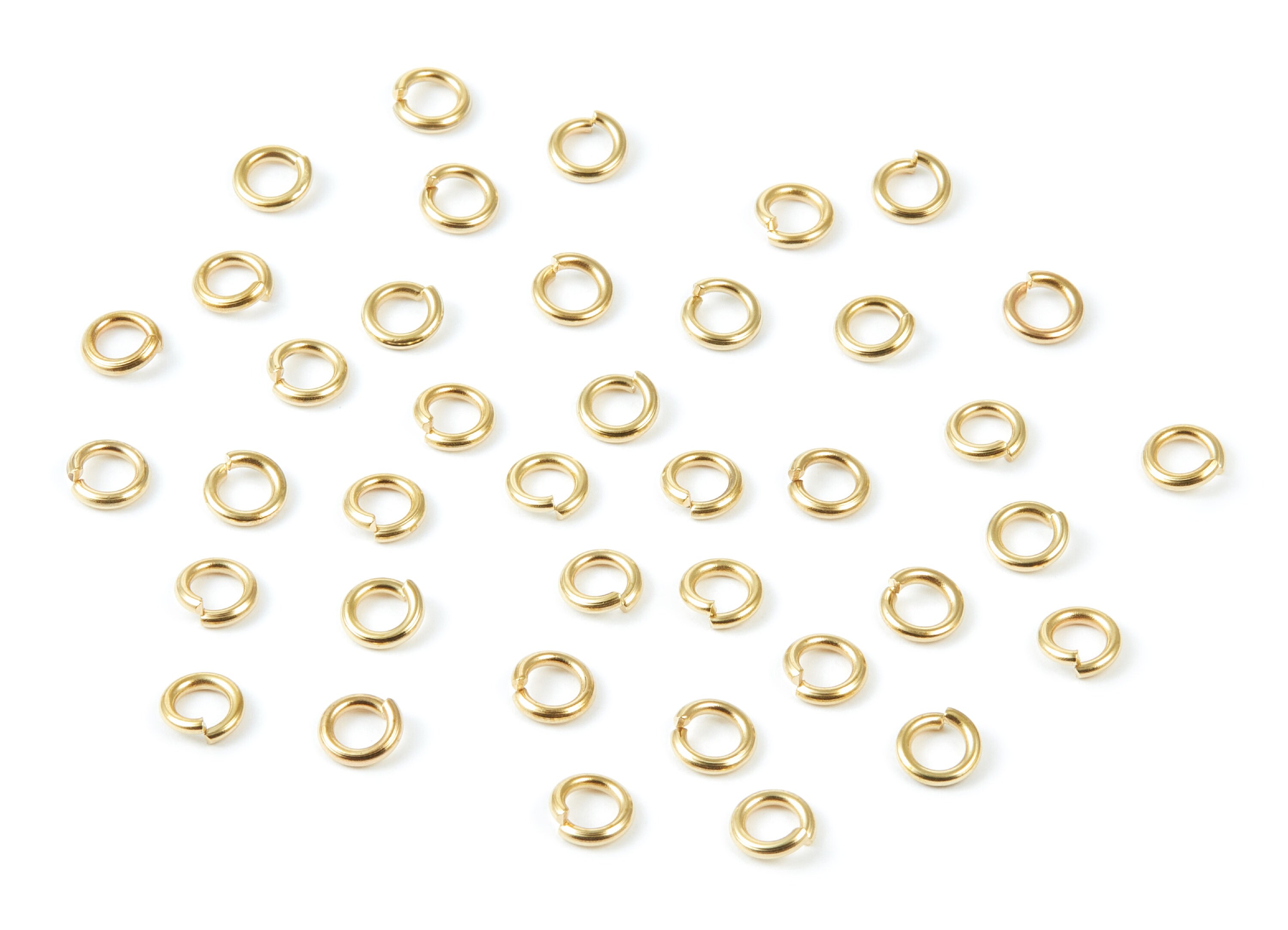 Brass Open Jump Rings 1.2x6mm Raw Brass Open Jump Rings - Etsy