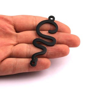 Aluminum Charms Curled Shaped Pendant Anodized Aluminium Charms Wall ...