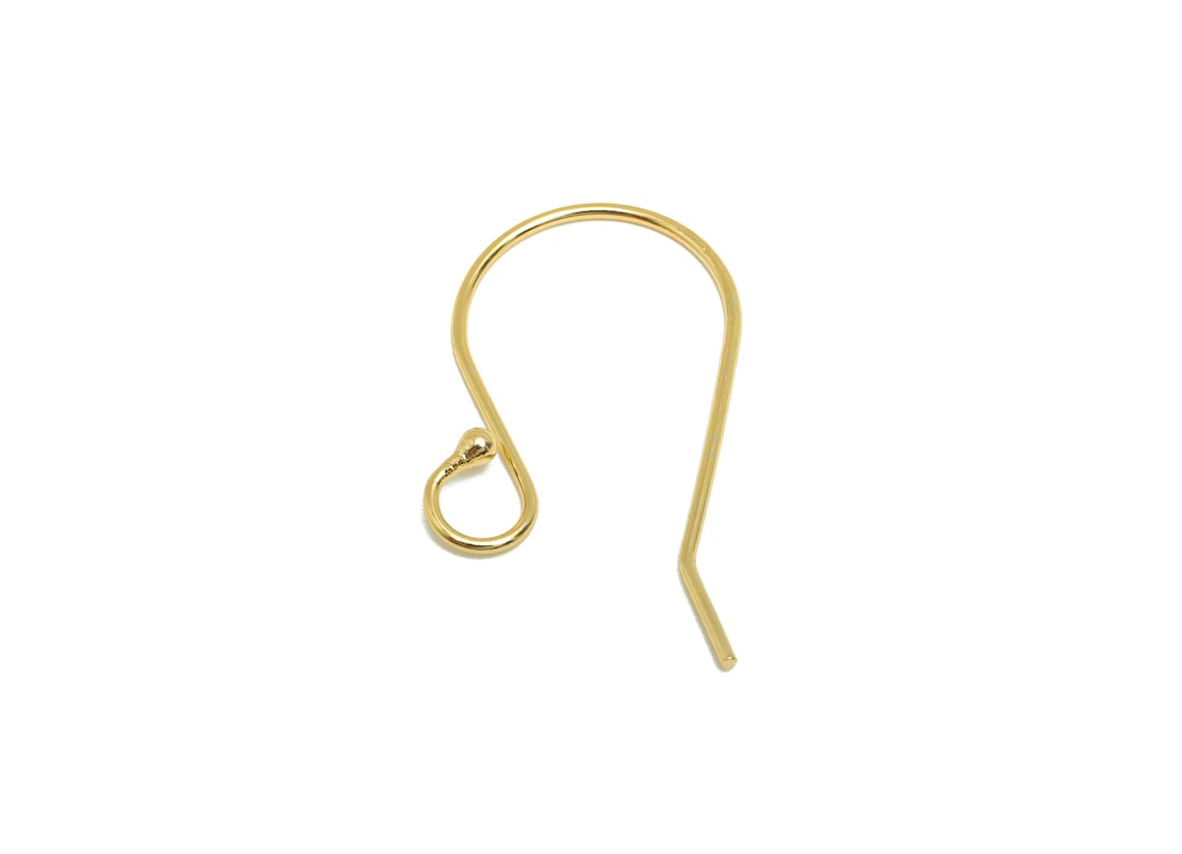 Brass Wire Hook - Metal Ear Wire Hook for Jewelry Making - Brass Hook ...