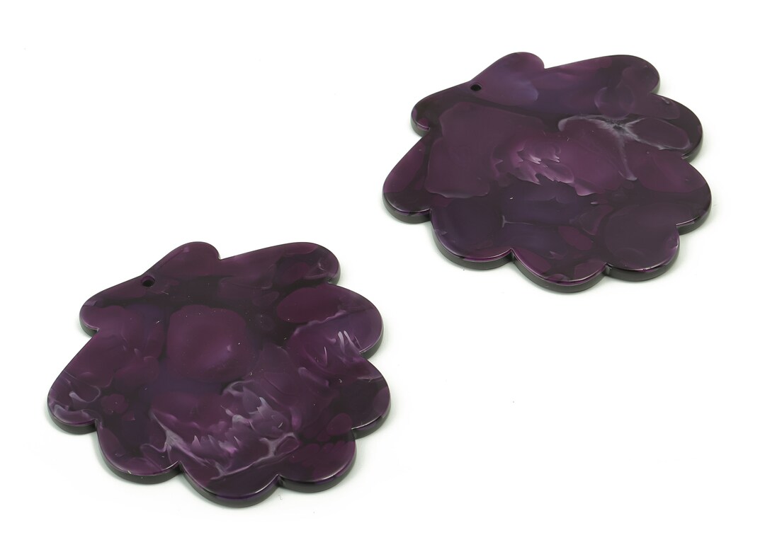Acrylic Oak Tree Earring Charms - Acrylic Oak Tree Pendant - Jewelry ...