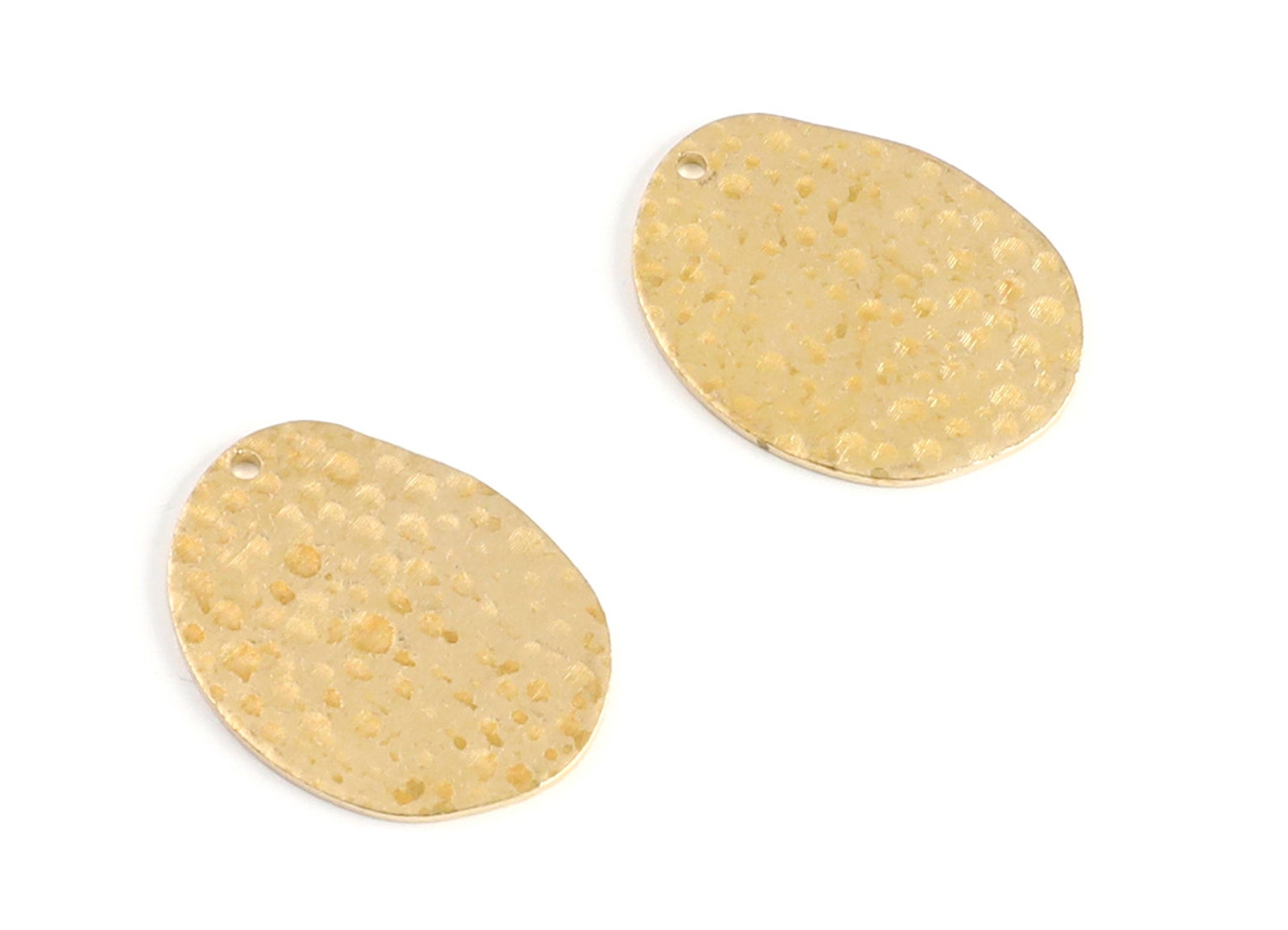 Brass Hammered Oval Charms Hammered Oval Shaped Raw Brass - Etsy