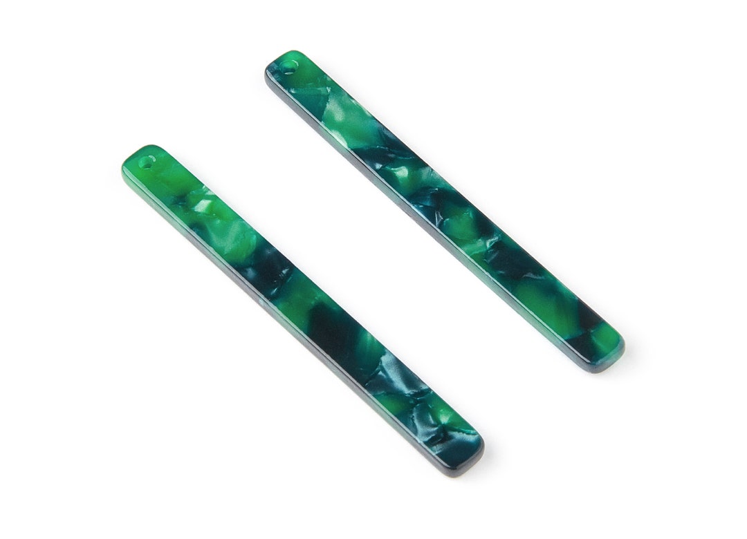 Acetate Strip Earring Charms Acrylic Strip Pendant Earring Findings ...