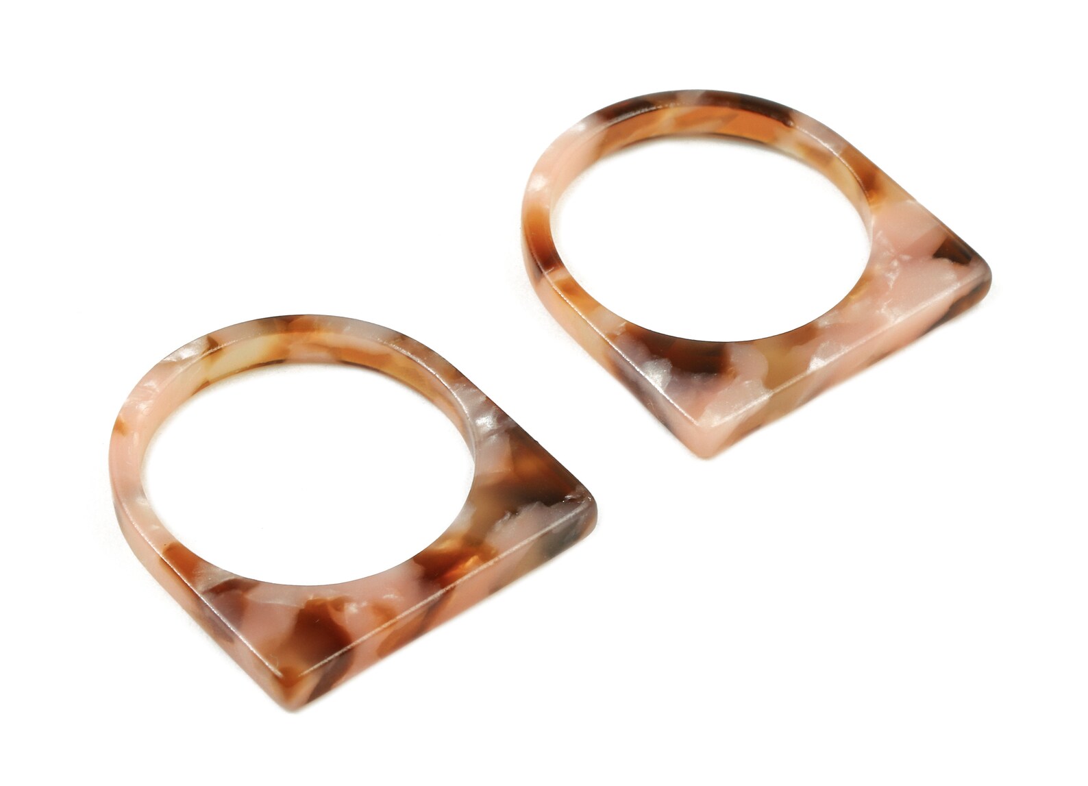 Acetate Round Charms Acetate Ring Acetate Round Pendant - Etsy