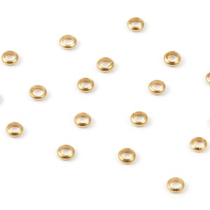Brass Circle Connectors - 3X1.0 - Raw Brass Circle Ring Connectors ...