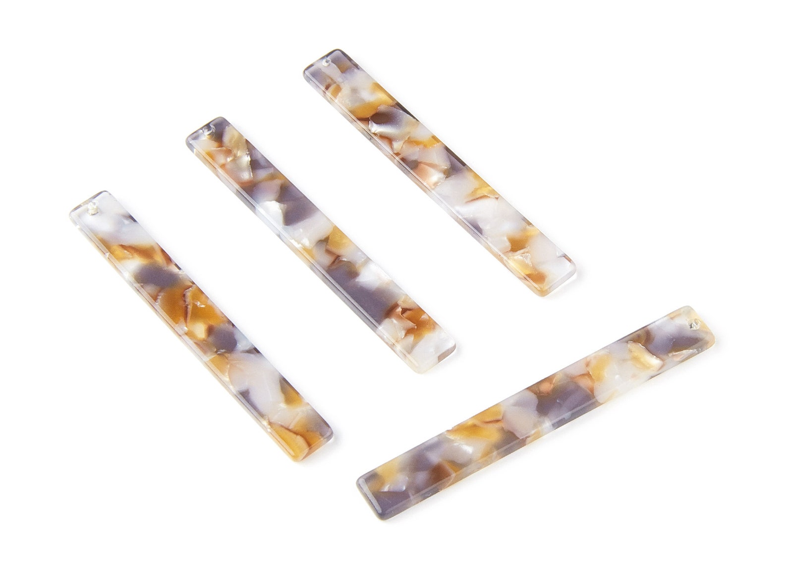 Acetate Stick Charms Bar Earrings and Pendant Earring - Etsy