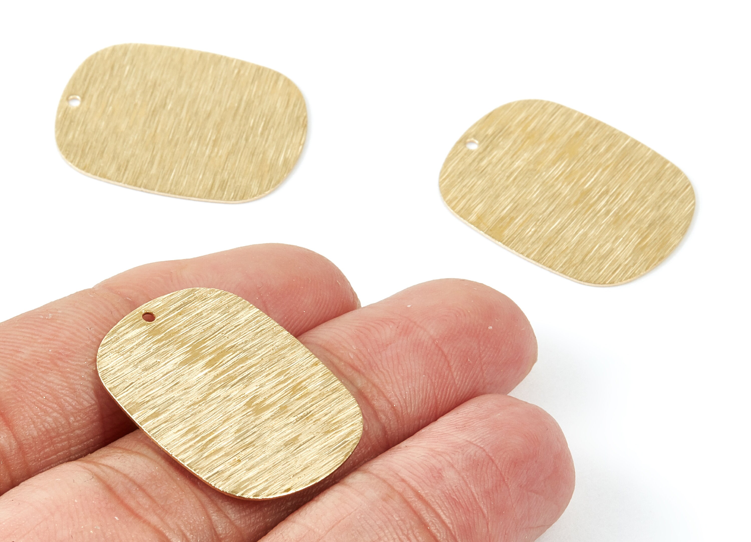 Brass Textured Oval Charms Textured Oval Shaped Raw Brass - Etsy