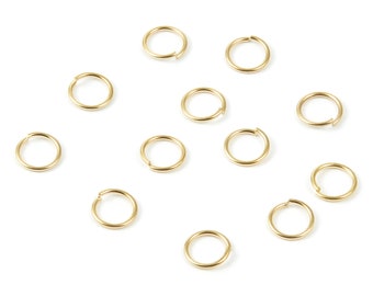 Brass Open Jump Rings 5x07mm Raw Brass Open Jump Rings | Etsy